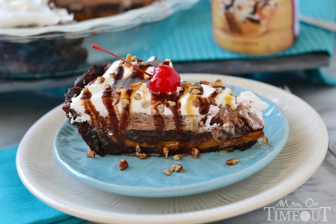 Brownie Sundae Pie - Mom On Timeout