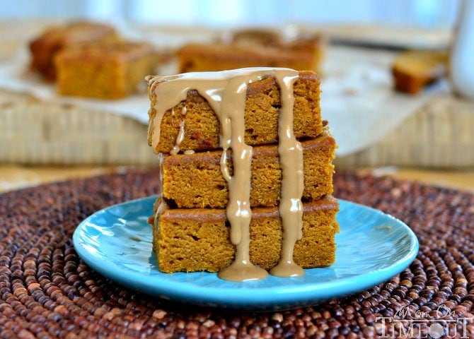 Pumpkin Ginger Bars with Maple Glaze - Mom On Timeout