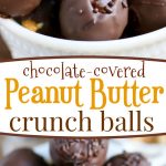 Chocolate Covered Peanut Butter Crunch Balls - Mom On Timeout