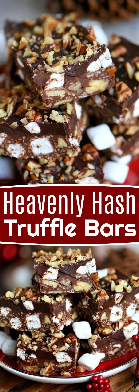 Heavenly Hash Truffle Bars - Mom On Timeout