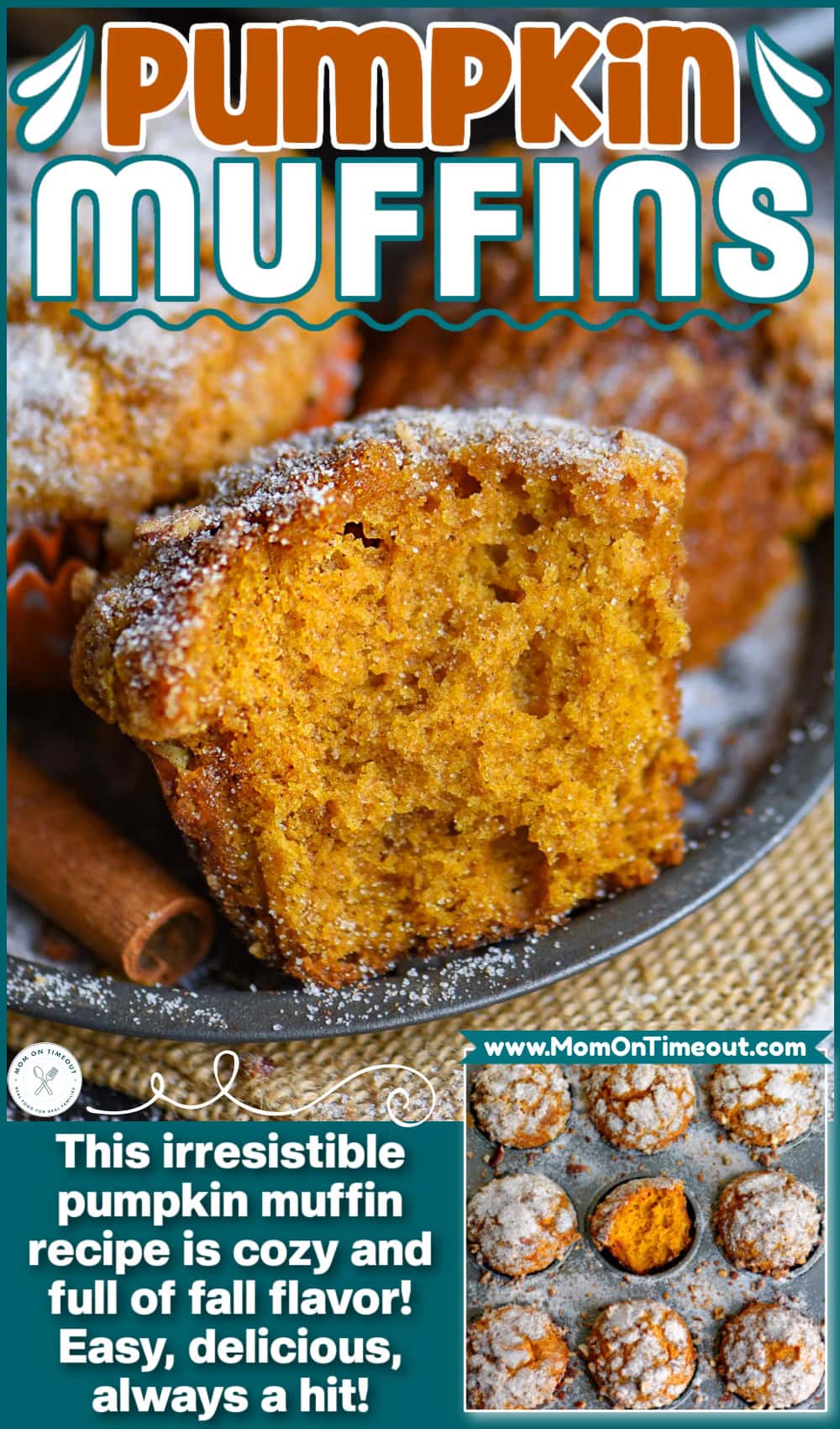 Perfect Pumpkin Muffins Recipe - Mom On Timeout