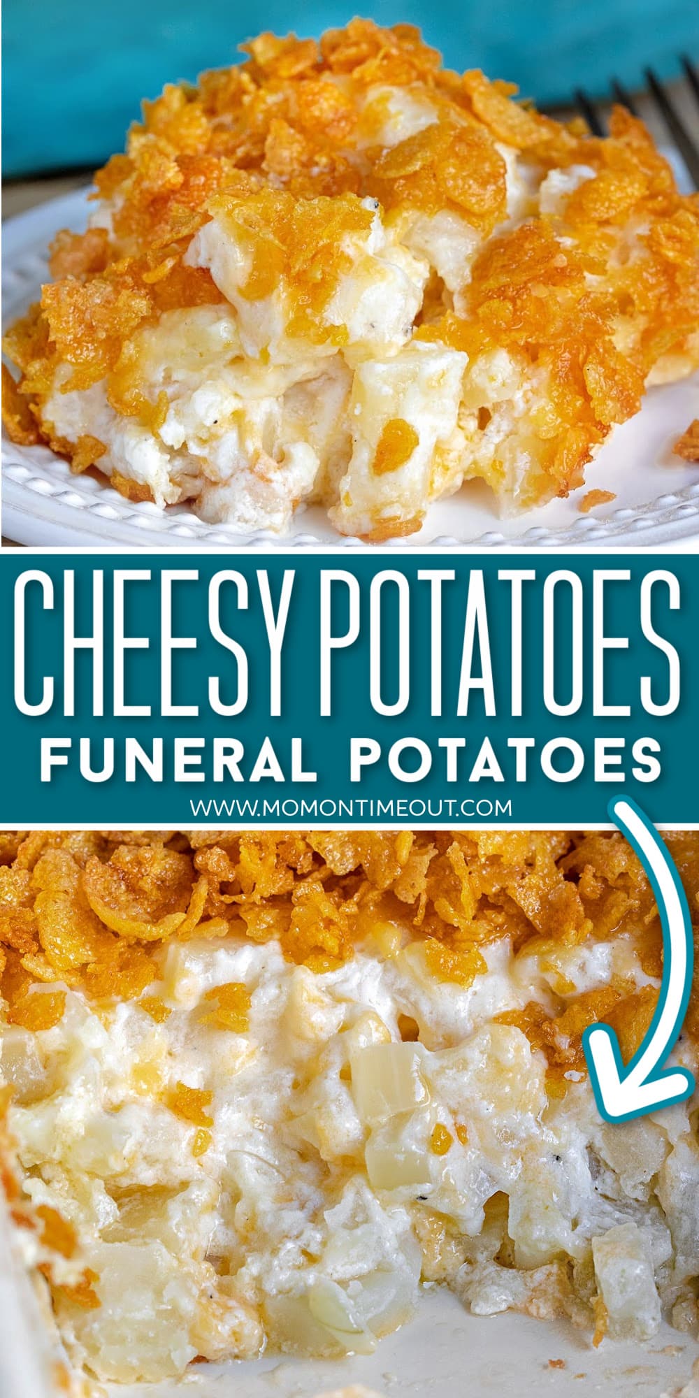 Cheesy Potatoes (Funeral Potatoes) - Mom On Timeout