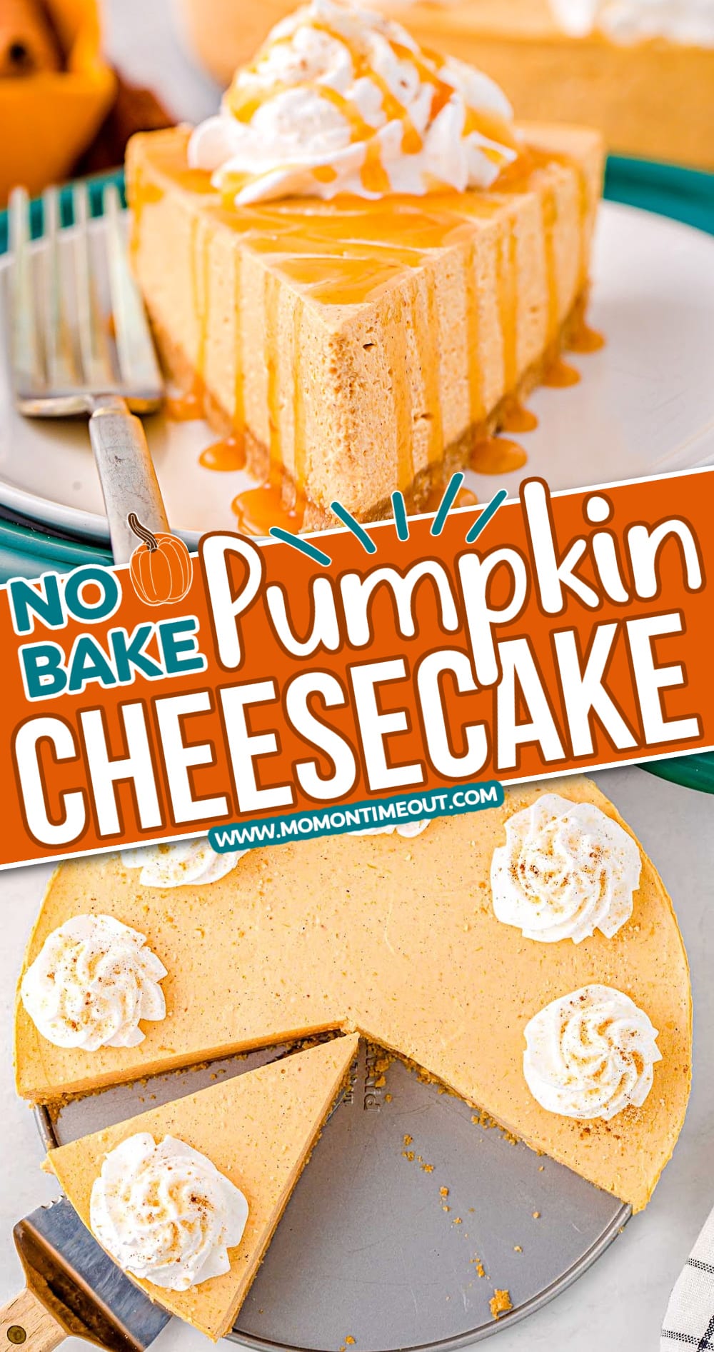 No Bake Pumpkin Cheesecake - Mom On Timeout