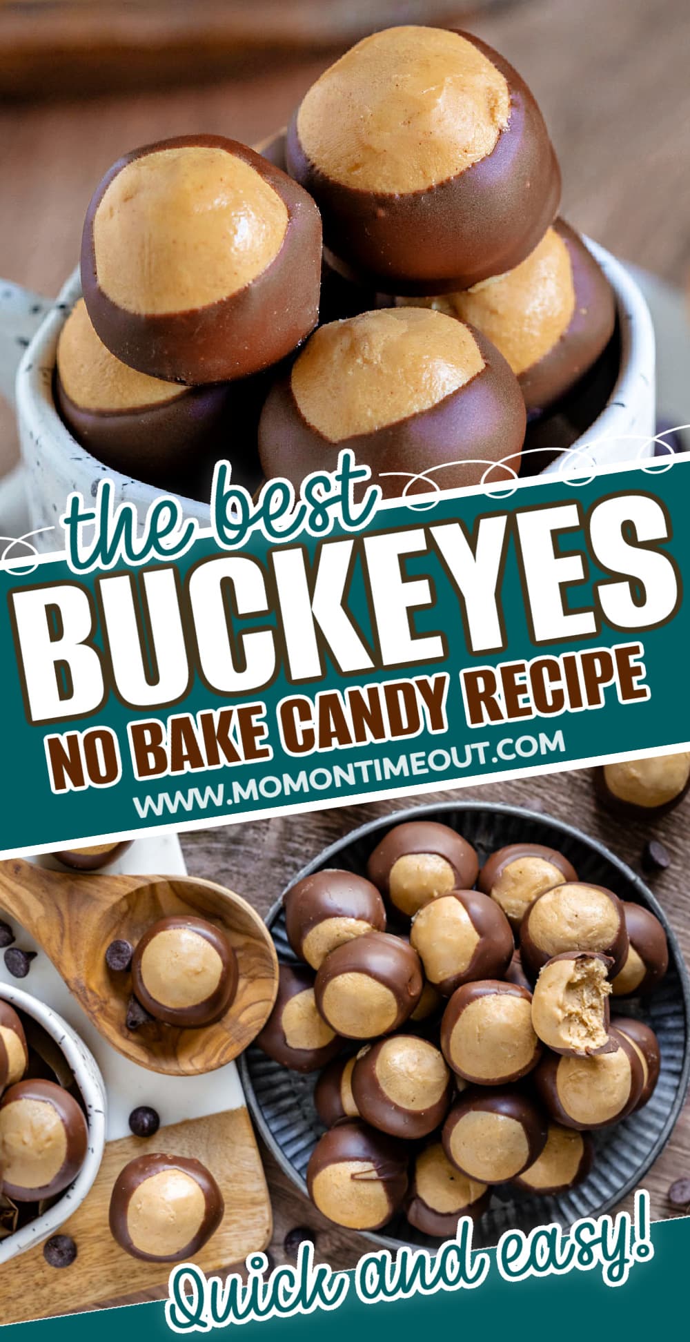 The Best Buckeyes (Buckeye Recipe) - Mom On Timeout