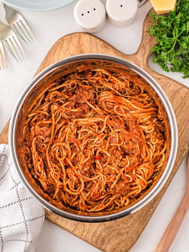 Instant Pot Spaghetti Story - Mom On Timeout