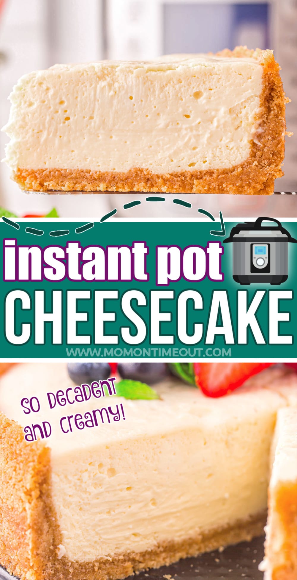Instant Pot Cheesecake - Mom On Timeout