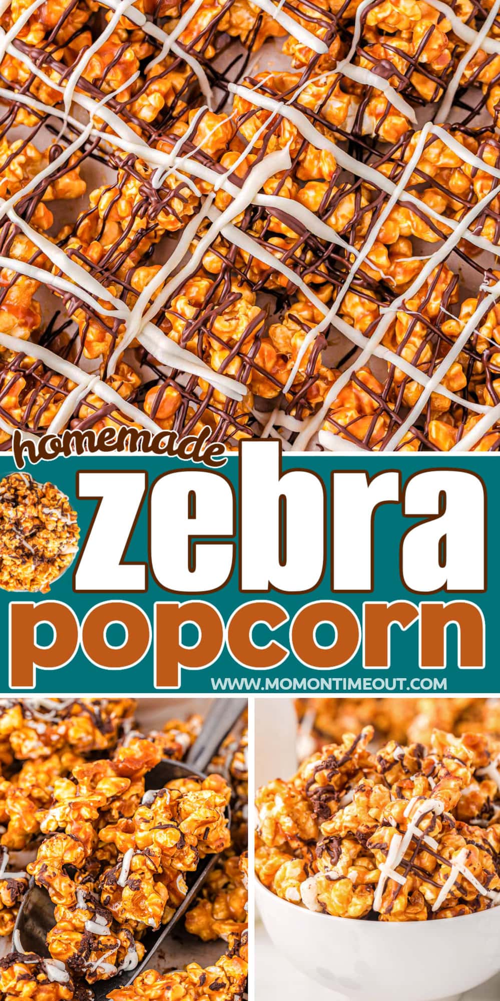 Zebra Popcorn Recipe - Mom On Timeout
