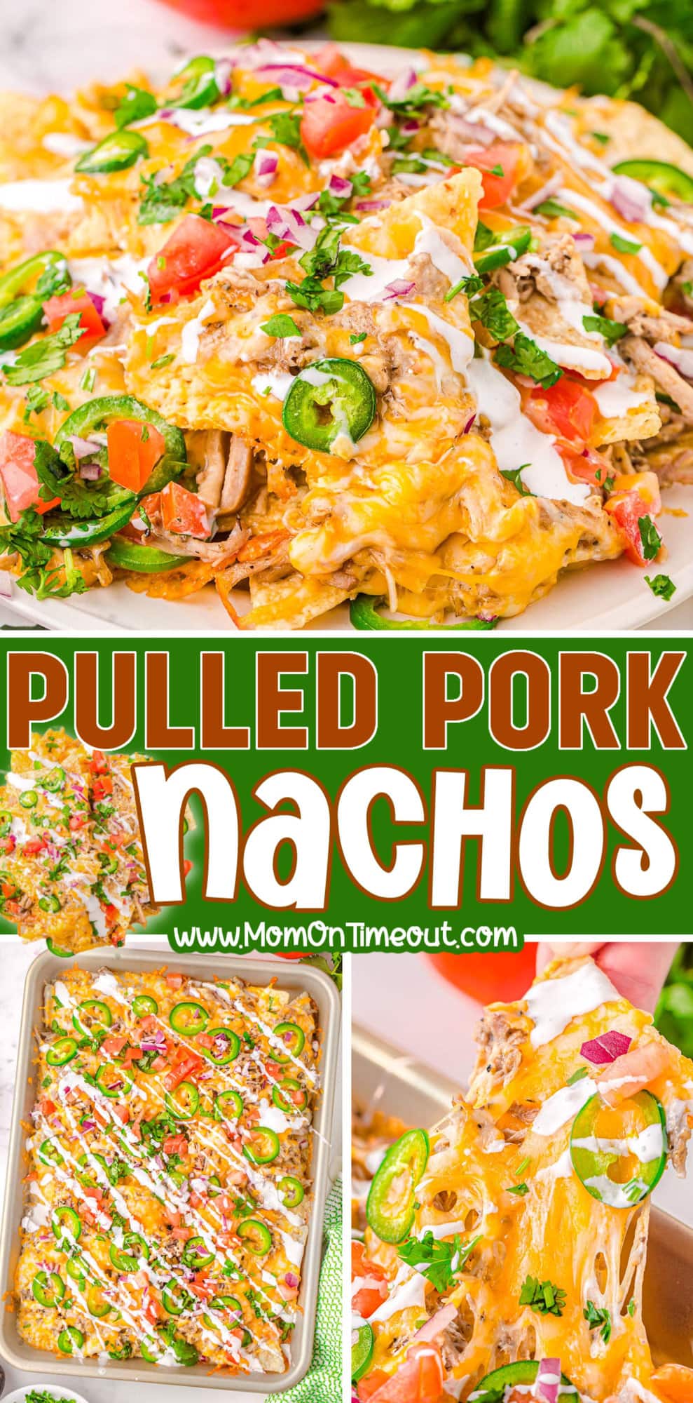 The BEST Pulled Pork Nachos Recipe - Mom On Timeout