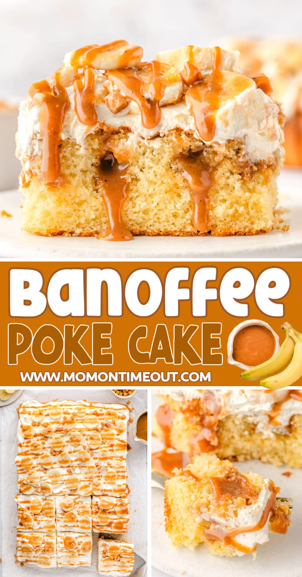 Banoffee Poke Cake Recipe - Mom On Timeout