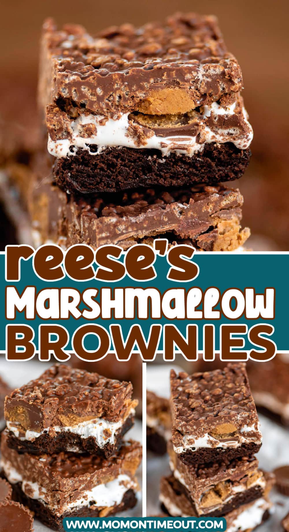 Reese's Marshmallow Brownies - Mom On Timeout