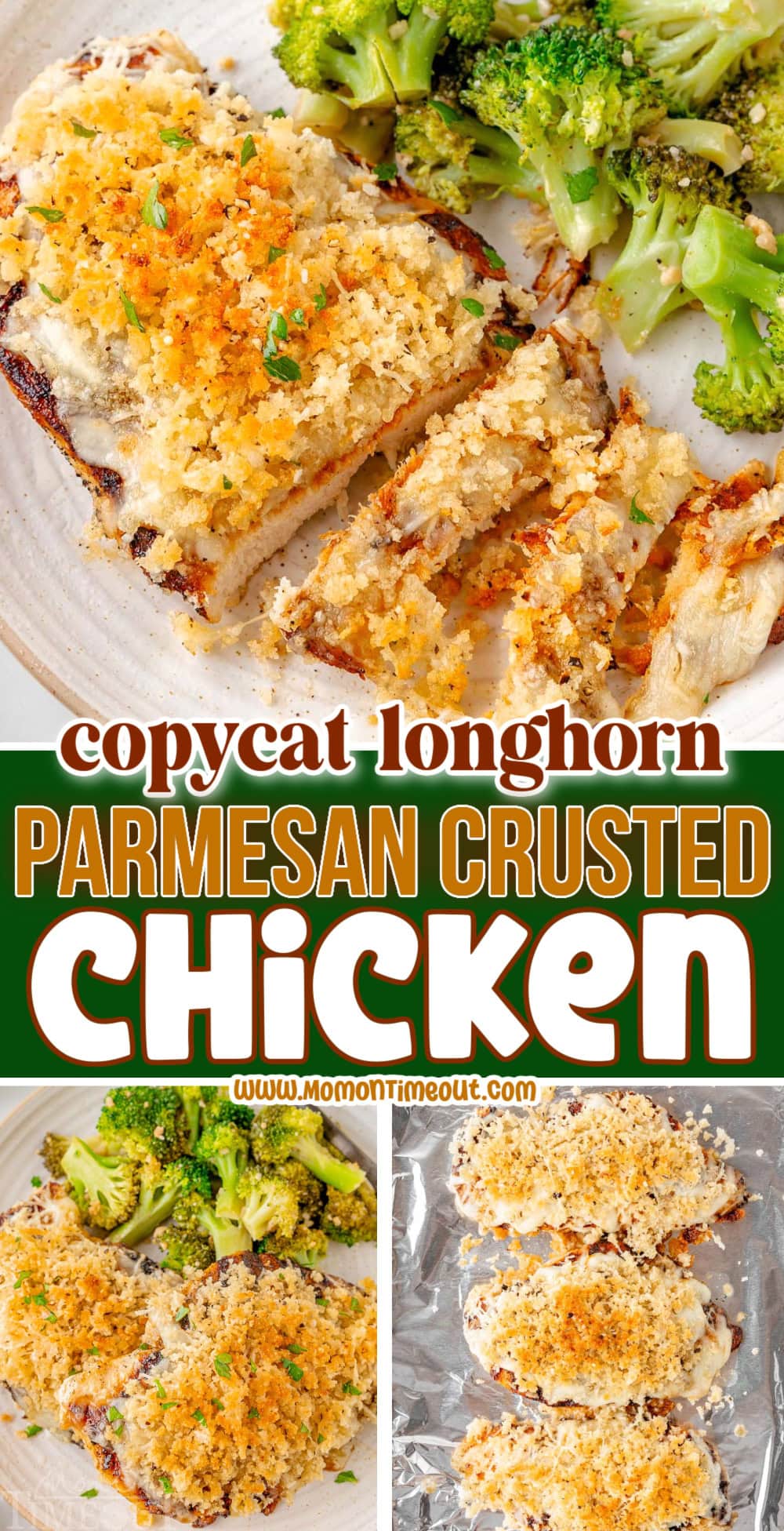 Copycat Longhorn Parmesan Crusted Chicken - Mom On Timeout