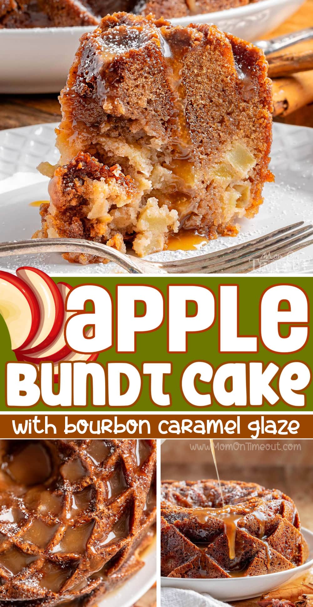 Caramel Apple Bundt Cake - Mom On Timeout