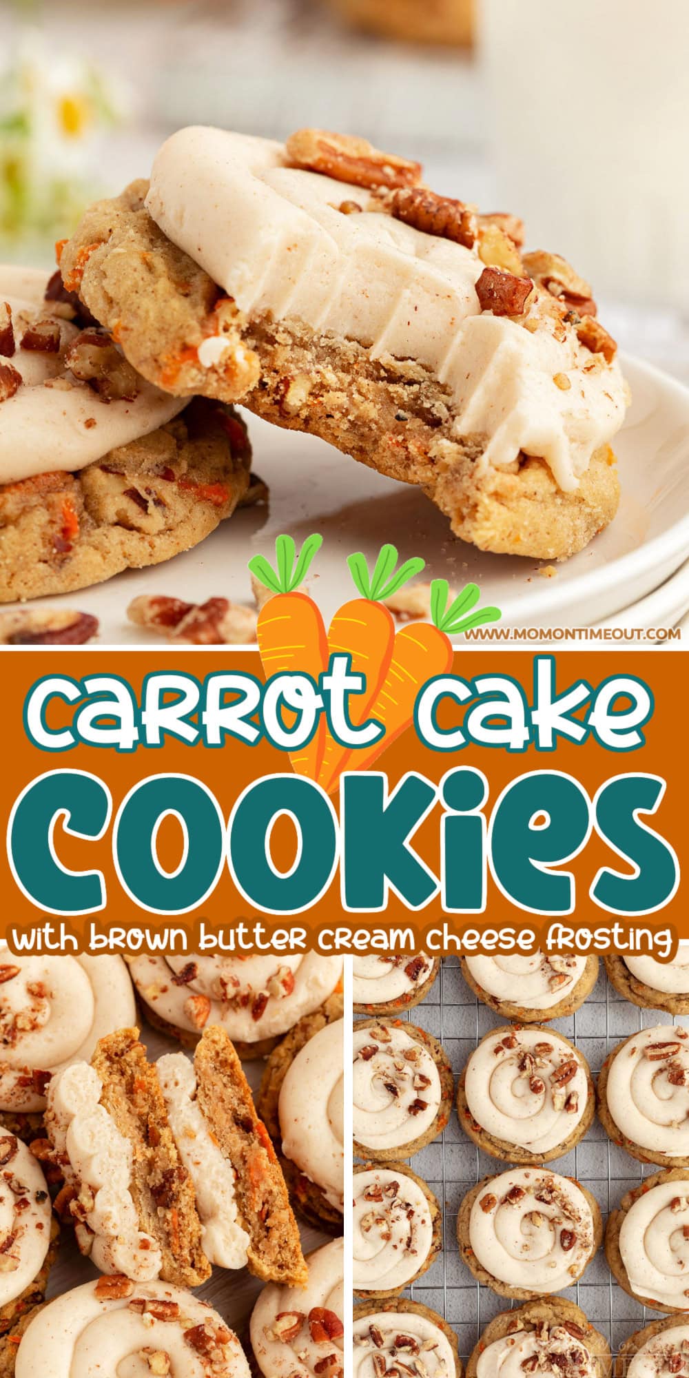 The BEST Carrot Cake Cookies - Mom On Timeout