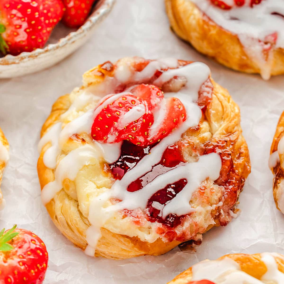 Strawberry Danish - Mom On Timeout