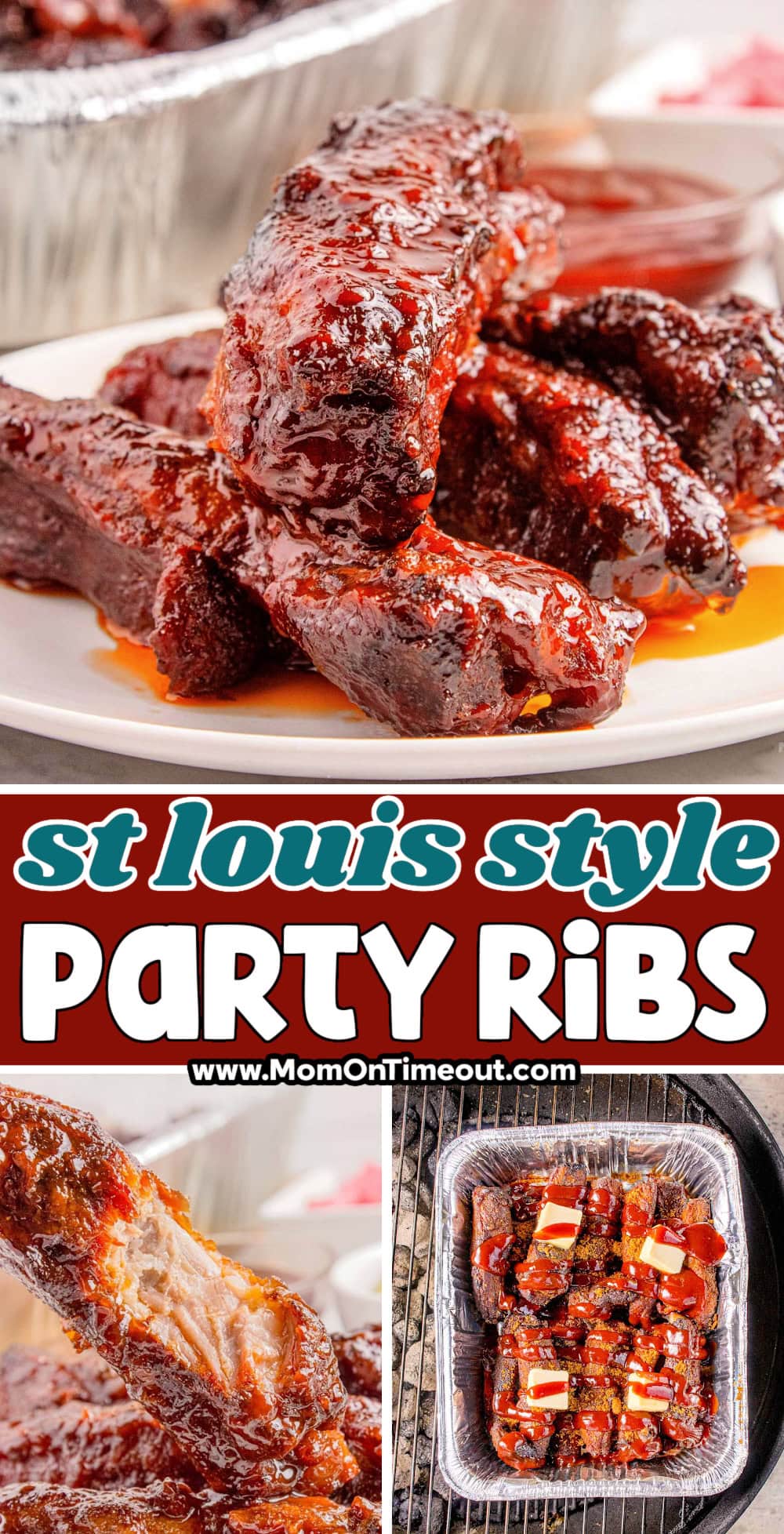 St Louis Style Party Ribs - Mom On Timeout
