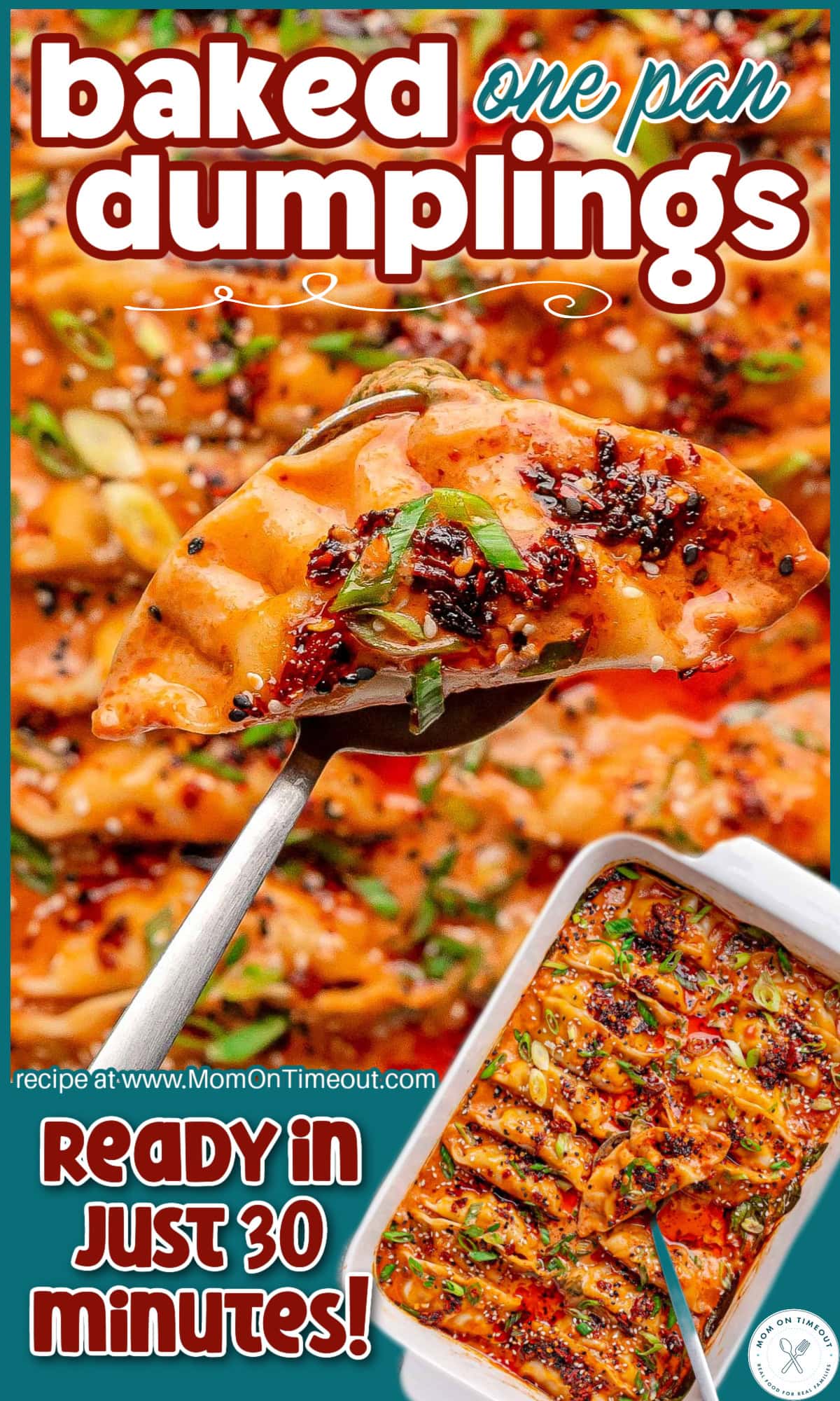 One Pan Baked Dumplings - Mom On Timeout