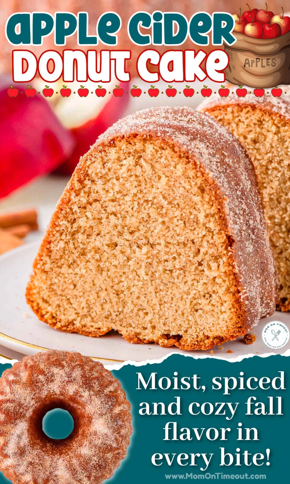 Apple Cider Donut Cake - Mom On Timeout